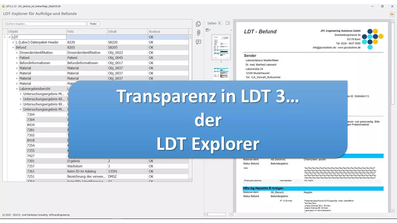JPC ENGINEERING SOLUTIONS – LDT Explorer